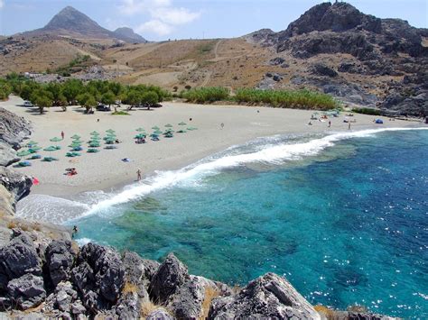 Amoudi Beach Plakias Crete 2010 Photo From Amoudi In Rethymno