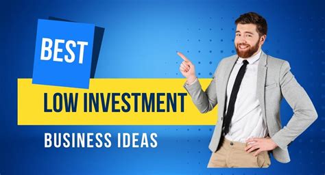 Low Investment Business Ideas Profitable In A Small Budget Tech