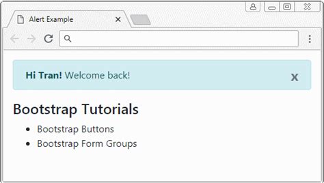 Bootstrap Alerts Tutorial With Examples O7planning Org