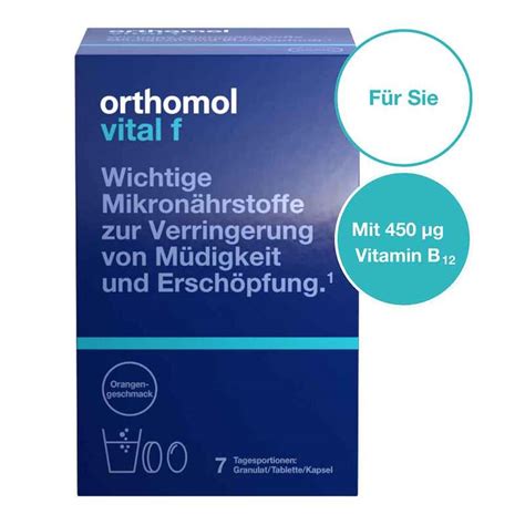 Orthomol Vital F Granulat Kapseln Tabletten Kombipackung 1 P Online