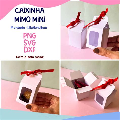 arquivo digital MOLDE UNITÁRIO CAIXA PARA CANECA Ilustra Cin