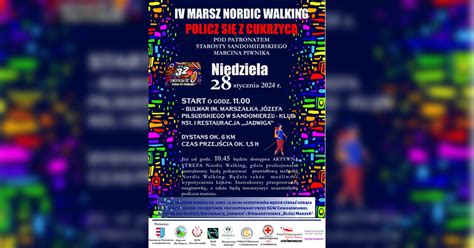 Iv Marsz Nordic Walking Policz Si Z Cukrzyc Pod Patronatem Starosty