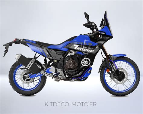 Yamaha 700 Tenere World Raid Grafik Set Fabrikblau Motorrad Grafik