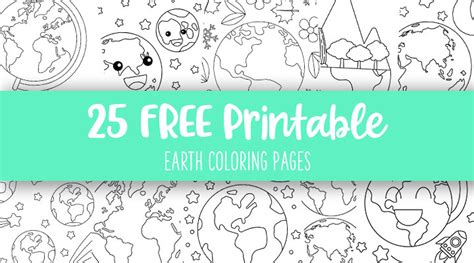 Earth Coloring Pages 25 FREE Pages Printabulls Worksheets Library