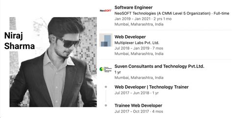 Front End Developer Internship