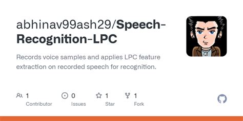 github abhinav99ash29 speech recognition lpc records voice samples and applies lpc feature