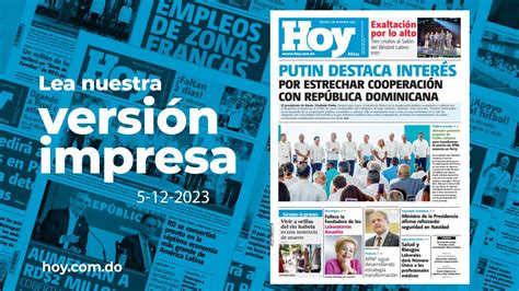 Edición impresa martes 05 de diciembre de 2023