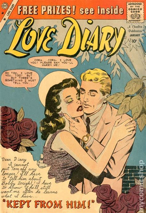 Love Diary 1958 Charlton Comic Books