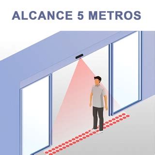 Detector Presença Anunciador Sonoro Alerta de Pessoas Sensor 5 Metros