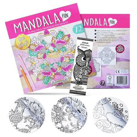 KOLOROWANKI DLA DOROSŁYCH ANTYSTRESOWE MANDALA 12409533563