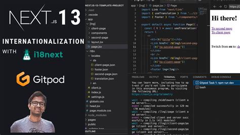 Internationalization I18n Your Nextjs 13 App Using I18next YouTube