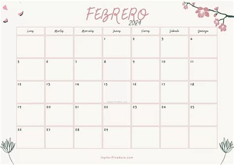Calendarios Febrero 2024 Para Imprimir Calendario Para Escribir