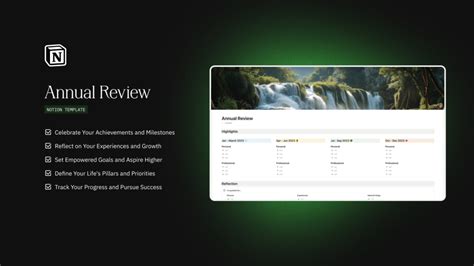 Annual Review Notion Template