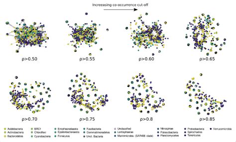 Co Occurrence Network Analysis Drawn With Increasing Spearman