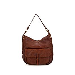 Borsa Monospalla Orleans Cognac Campomaggi