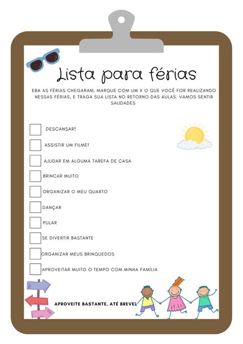 Lista De F Rias Para As Crian As Para Baixar Gr Tis Muito Til