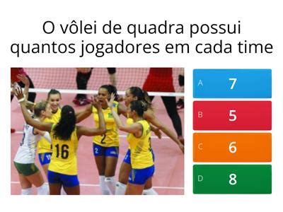 Quiz De Voleibol Recursos De Ensino