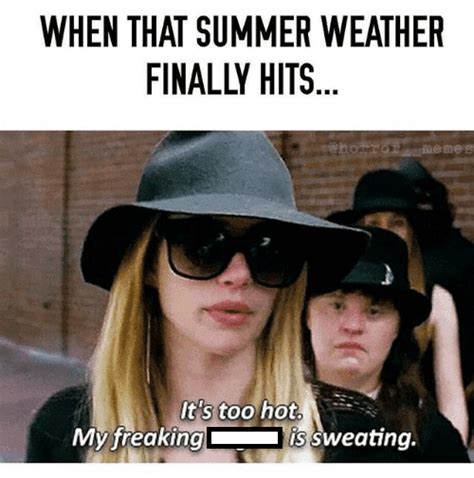 42 Hot Weather Memes That Ll Help You Cool Down SayingImages
