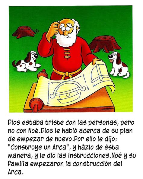 Historia Arca Noé en imagenes Historias de la biblia para niños La