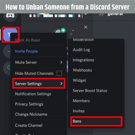 How To Unban Someone From A Discord Server Find Out Who Blocked You