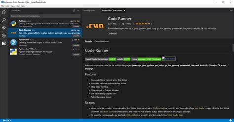 vs code running powershell code runner extensions 2 3 max trinidad the powershell front