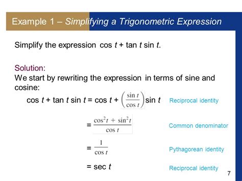 8 copyright © cengage learning all rights reserved analytic trigonometry ppt download