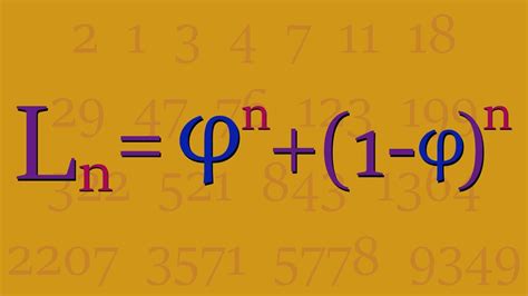 verifying binet s formula for lucas numbers youtube