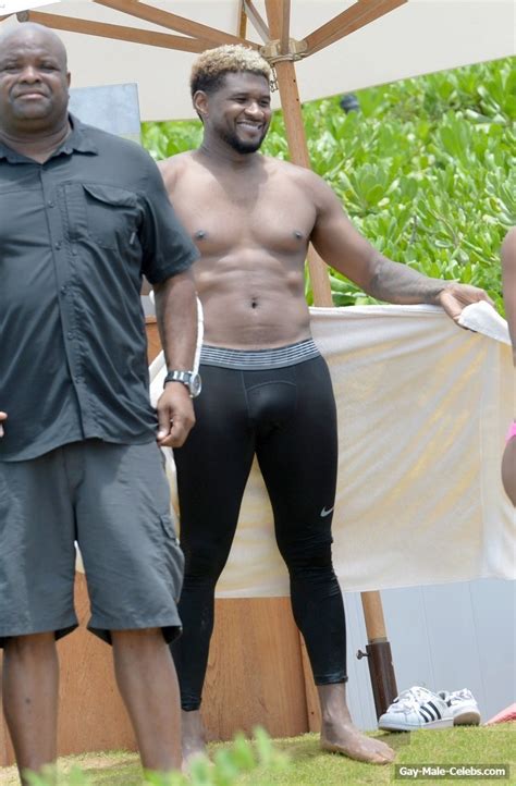 Usher Paparazzi Seriously Bulge Beach Photos The Men Men
