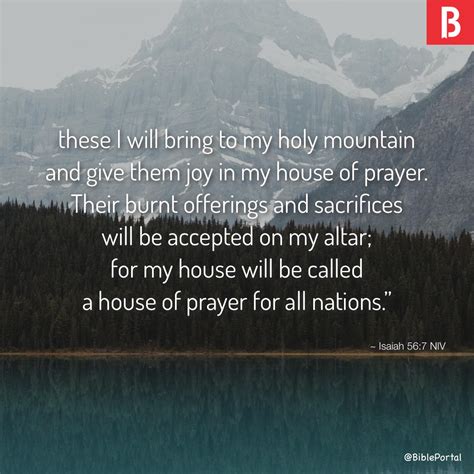 Isaiah 56 7 NIV Bible Study Meaning Images Commentaries