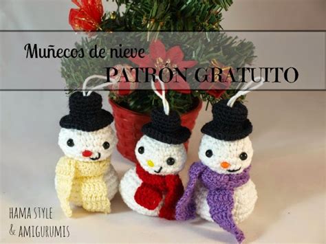 Marta Ruso Crochet Creativo Muñeco de nieve amigurumi PATRÓN GRATIS