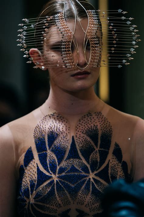 Backstage At Iris Van Herpen Paris Adam Katz Sinding