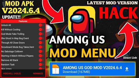 Among Us Mod Menu V2024 3 5 For Android 2024 Always Imposter Free