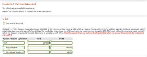 solved exercise 16 9 part level submission the following