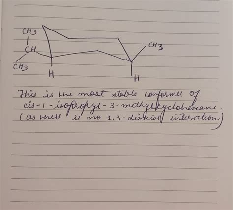 Solved Draw The Structure For The Most Stable Chair Conformation Of
