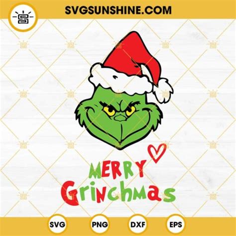 Merry Merry Grinchmas Svg Grinch Christmas Svg Grinchmas Svg