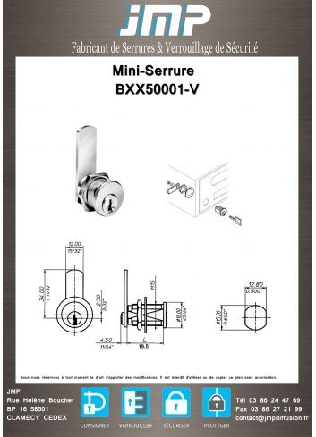 Mini Serrure BXX50001