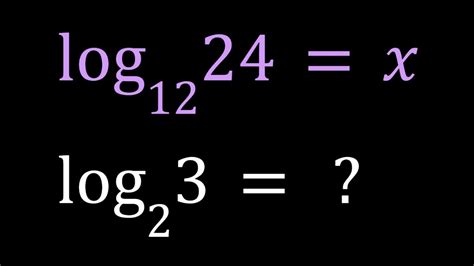 evaluating a logarithmic expression in three ways youtube