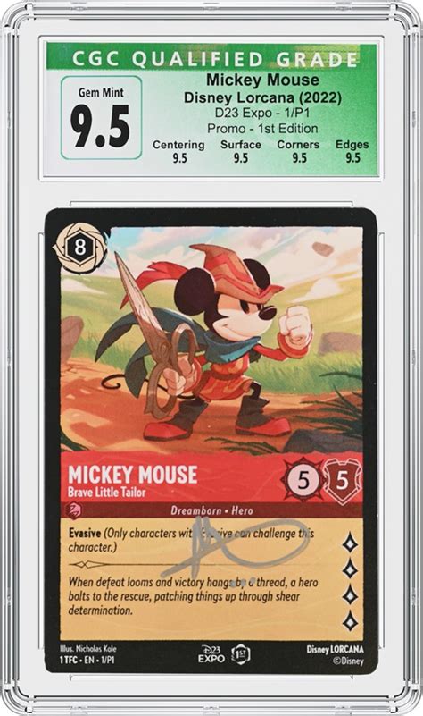 Cgc Trading Cards Now Grading Disney Lorcana Cgc