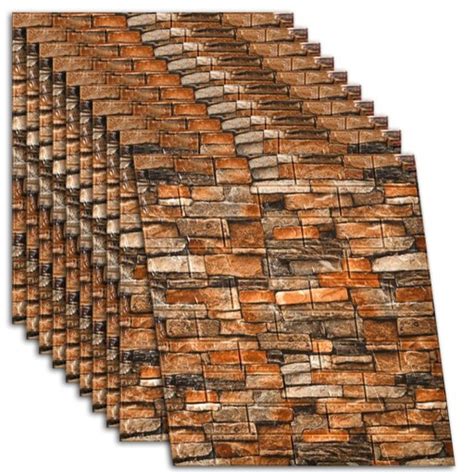 X Panel Panele Cienne D Samoprzylepne Kamie Ceg A Tapeta Mur