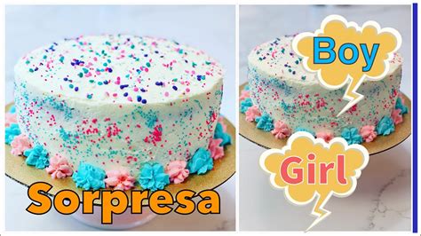 Tres leches CAKE GENDER REVEAL pastel revelación de género YouTube