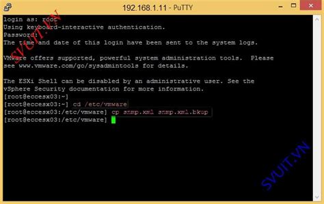 vmware [lab 1 6] configure snmp for esxi to monitoring vmware esxi lab network system security