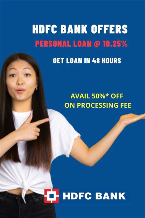 HDFC Bank Personal Loan In 2023 Personal Loans Person Loan