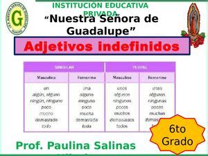 Oraciones Con Adjetivos Indefinidos Ejemplos