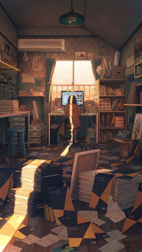 Anime Study Room Wallpapers Wallpaper Cave