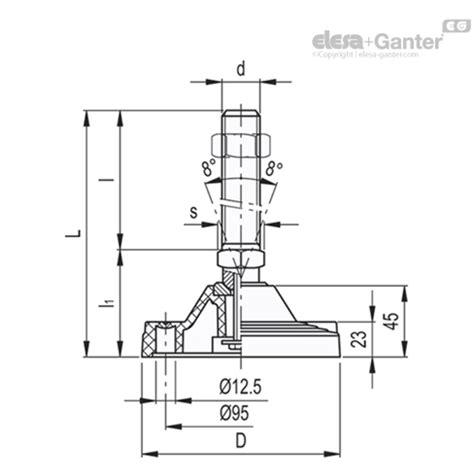 LV F 125 ACV AS M30x136 Kopen Bestel Bij Elesa Ganter B V