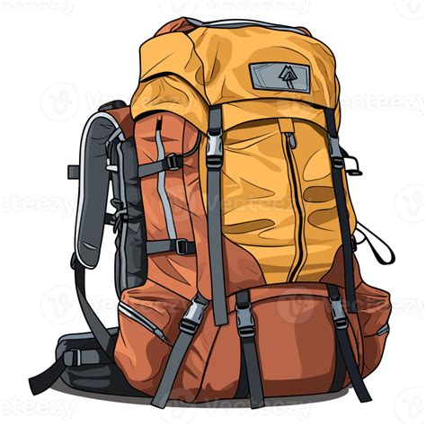 Hiking Backpack Clipart Generative Ai 26912555 PNG