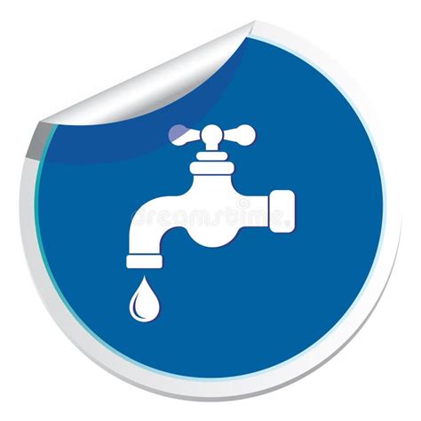 Icono Del Golpecito De Agua Ilustración del Vector Ilustración de