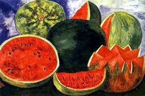 SARAU PARA TODOS Frida Kahlo 1954 última tela VIVA LA VIDA