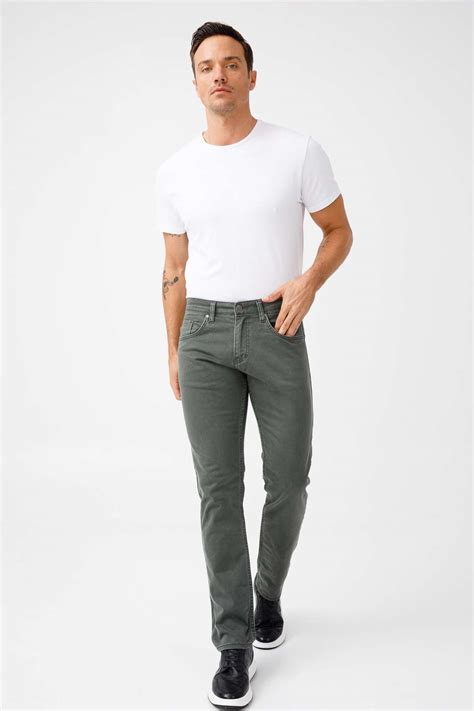 ERKEK NEFTİ SLIM FIT DAR KALIP STD JEAN PANTOLON