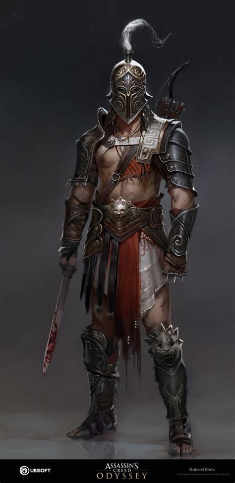 ArtStation Gladiator Gabriel Blain Gladiator Armor Warrior